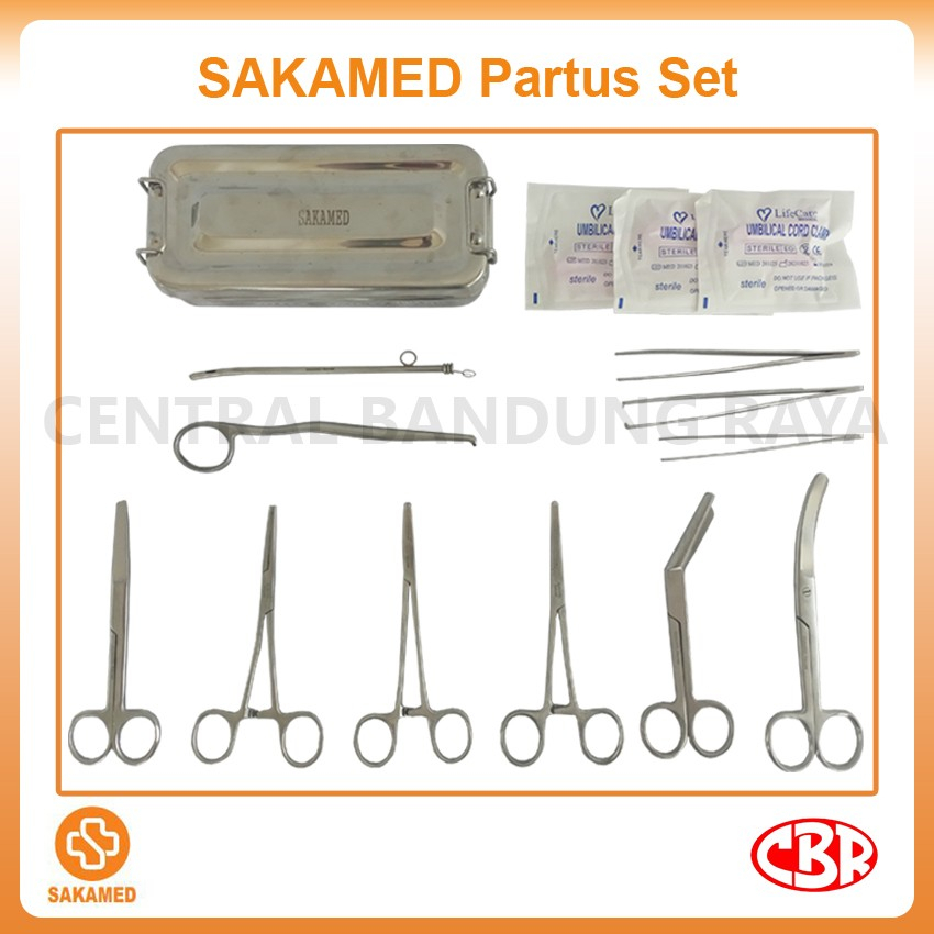 Jual SAKAMED Partus Set / Midwifery Kit | Instrumen Medis Bidan ...