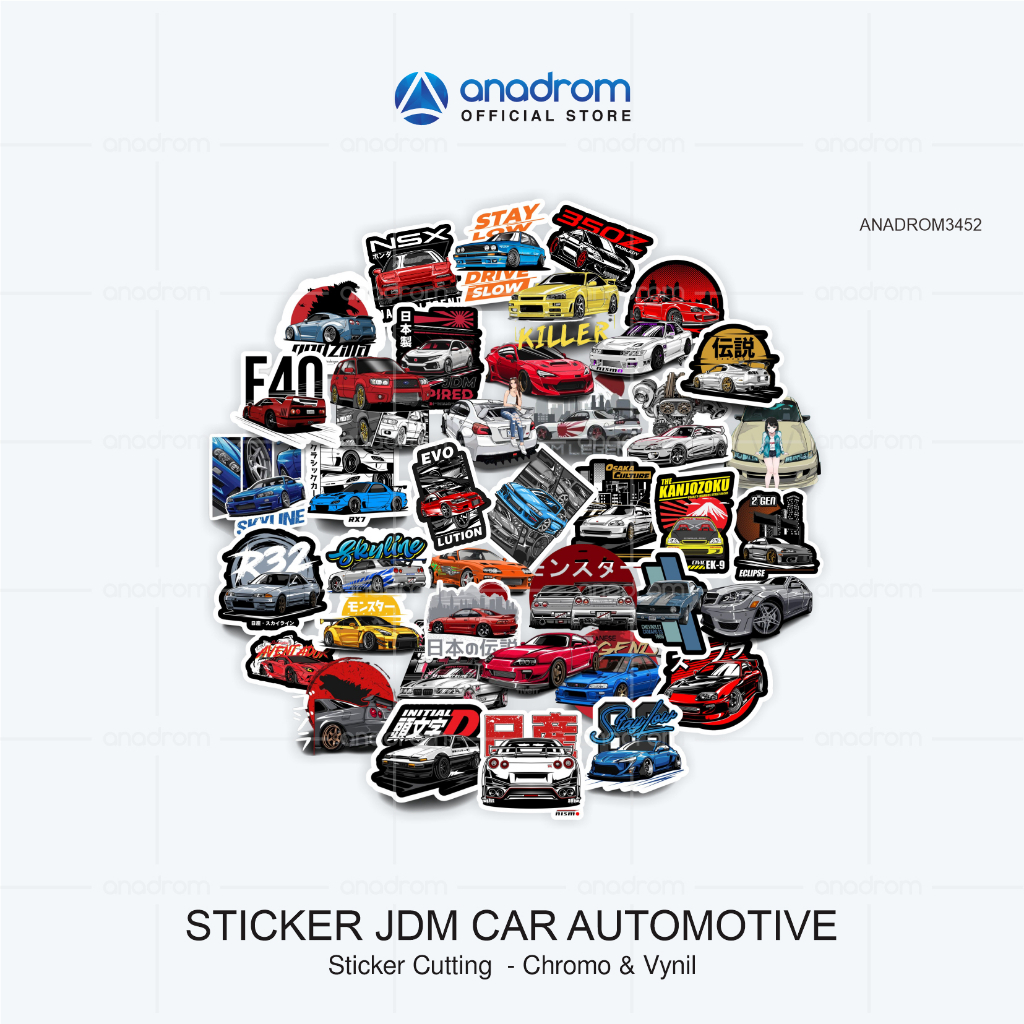 Jual Sticker JDM Cat Automotive Aesthetic | Sticker Aesthetic | Anadrom ...