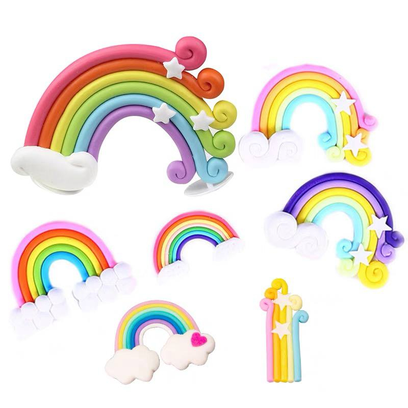 Jual Topper Pelangi Rainbow Unicorn Kuda Pony Figur Dekorasi Hiasan Kue ...