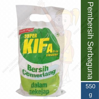Jual SUPER KIFA PEMBERSIH SUPER KIFA BUBUK Refill 550Gr DAN BOTOL 650GR ...