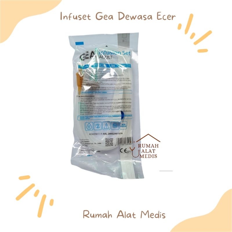Jual Infuset Dewasa / Anak Ecer / Selang Infus Gea | Shopee Indonesia
