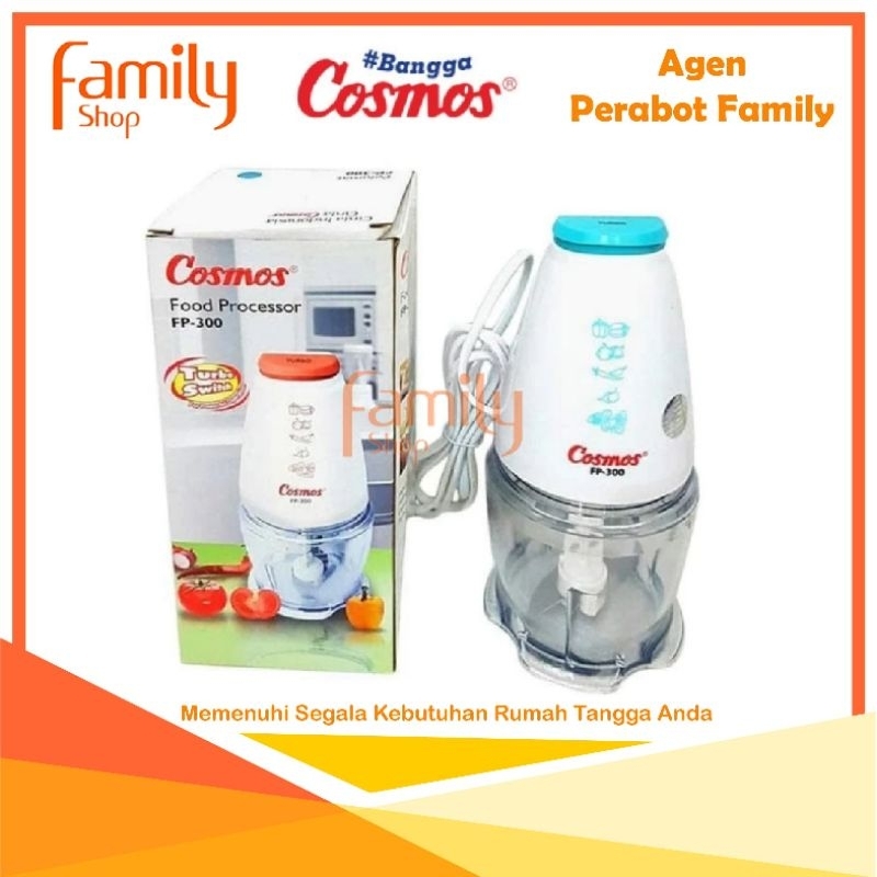 Jual COSMOS CHOPPER FP300 FOOD PROCESSOR BLENDER MINI FP 300 300ML ...