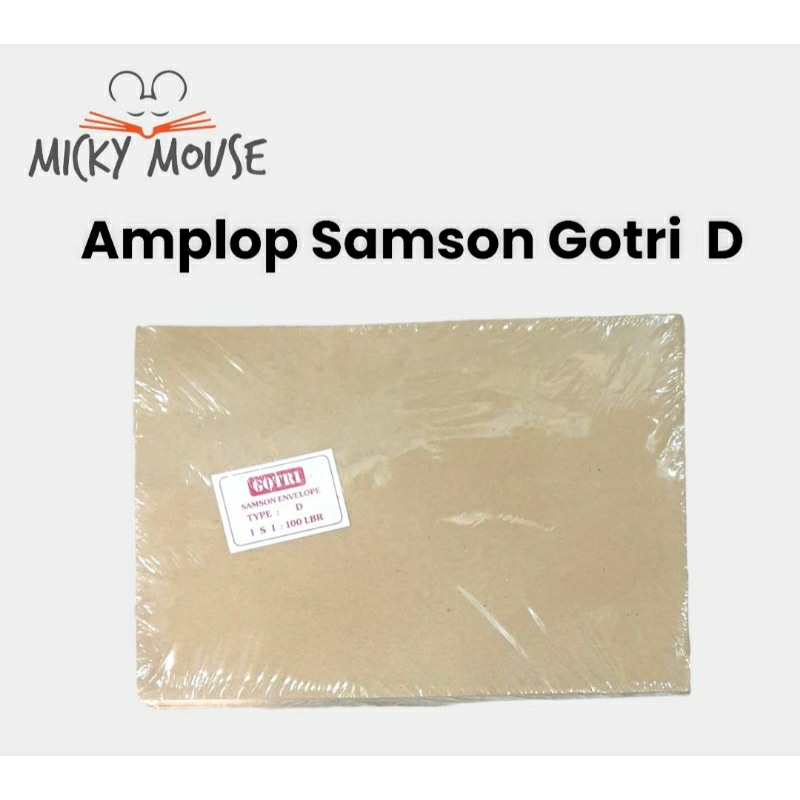 Jual amplop samson coklat folio D / lamaran kerja / amplop document ...