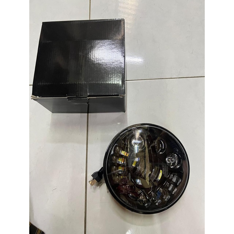 Jual Daymaker 19 Led 7 Inch Dus Hitam Polos Import 90 Watt | Shopee ...