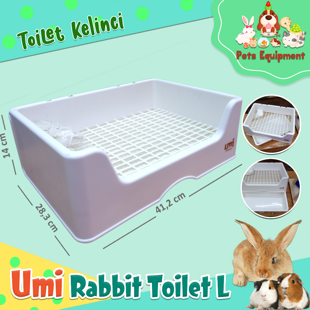 Jual UMI RABBIT TOILET L/Toilet Kelinci Marmut Chinchilla/Potty Train ...
