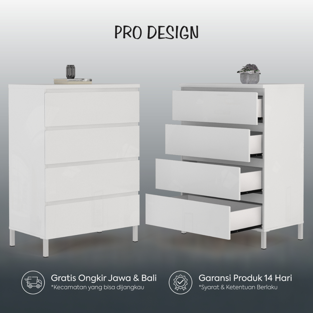 Jual Pro Design Cloud CD4 NEO Lemari Laci | Shopee Indonesia