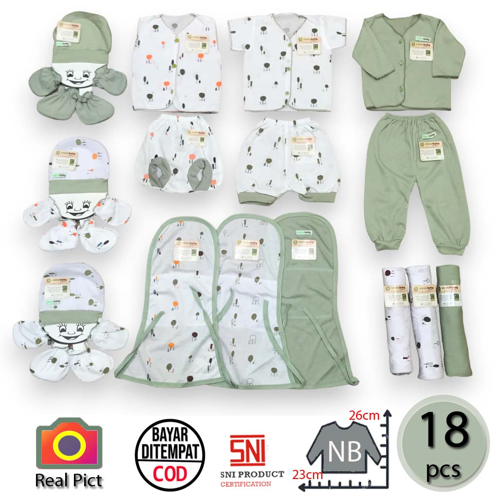 Jual 18 PCS Setelan Baju Bayi Celana Bayi Set Lengkap Kado Lahiran Bayi ...