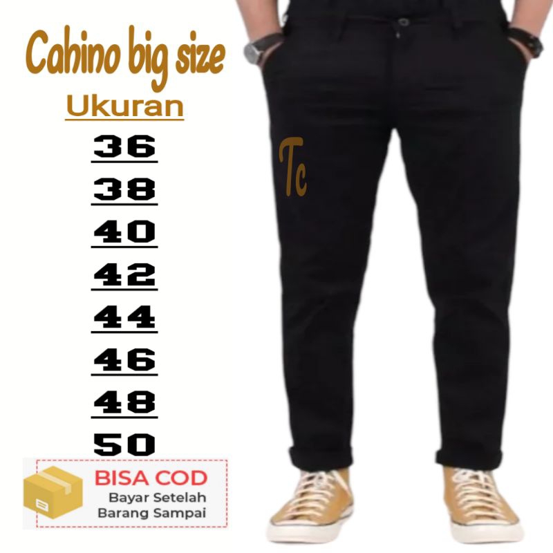 Jual [COD] CHINO/CHINOS || CELANA JUMBO BIG/SIZE 37 - 50 || CELANA PANJANG PRIA | Shopee Indonesia