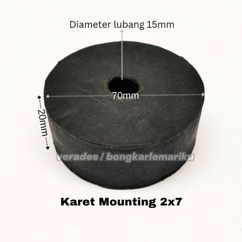 Jual Karet Mounting 2x7 Karet Kabin Dudukan Mesin AC | Shopee Indonesia
