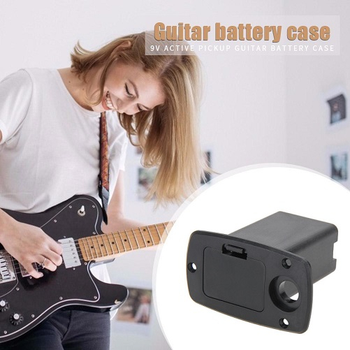 Jual Holder Battery Case 9V Active Bass Guitar Pickup Ukulele Akustik ...