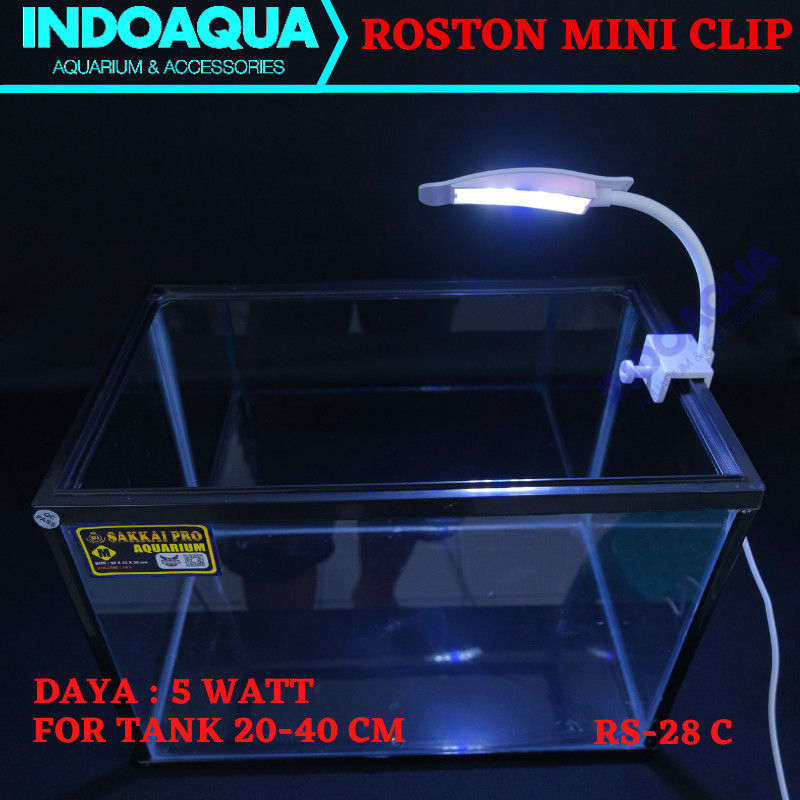 Jual Lampu LED Aquarium Aquascape Akuarium Jepit RCC 3W STA Tank 20 30 ...