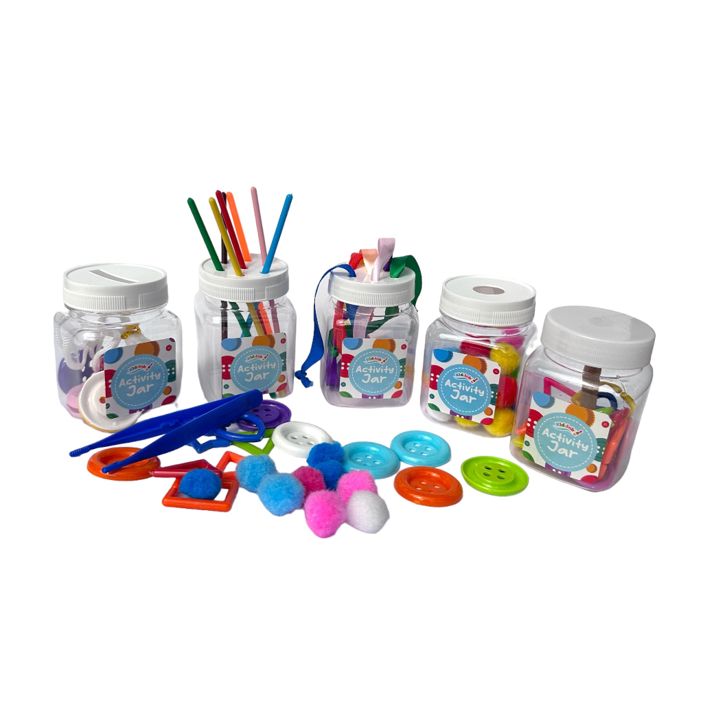 Jual BUSY JAR Montessori Fine Motoric Play Mainan Sensory | Shopee ...