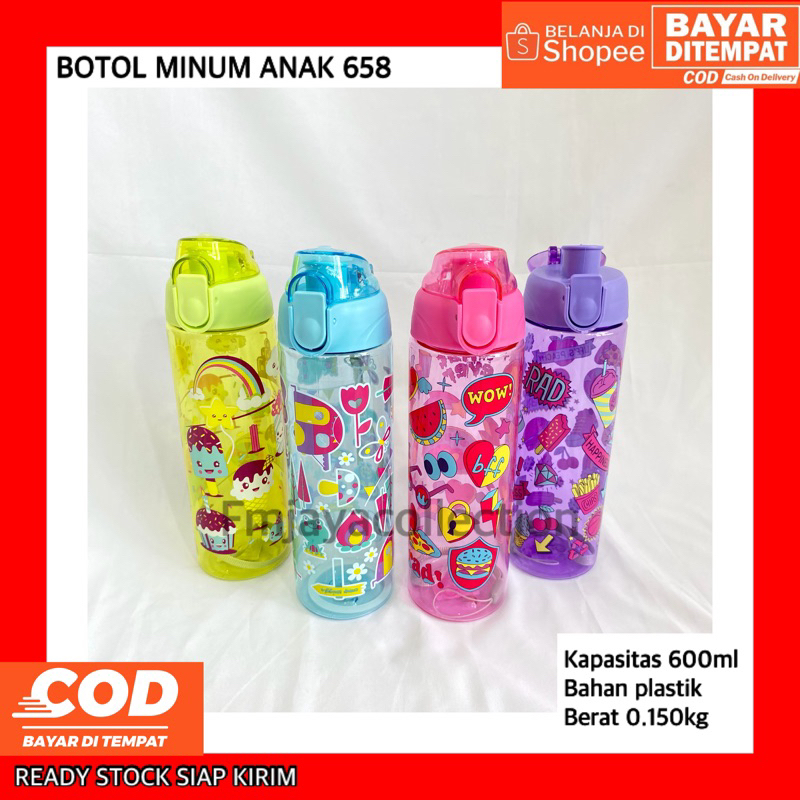 Jual BOTOL MINUM ANAK 658 || BOTOL MINUM 600ML || BOTOL MINUM ANAK ...
