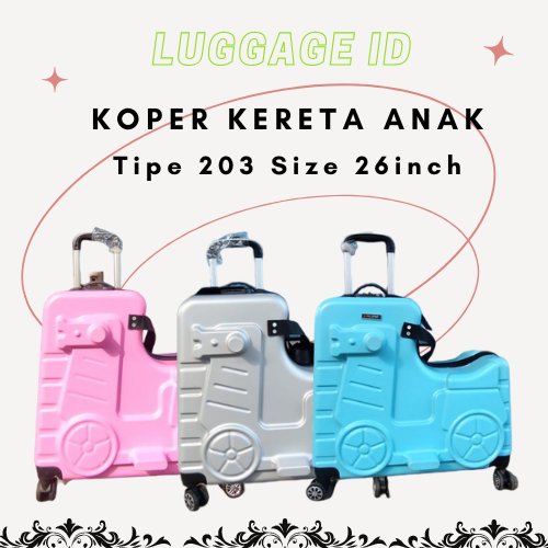 Jual KOPER KERETA ANAK 203 26INCH KOPER ANAK KOPER POLO FANS SIZE 26 ...