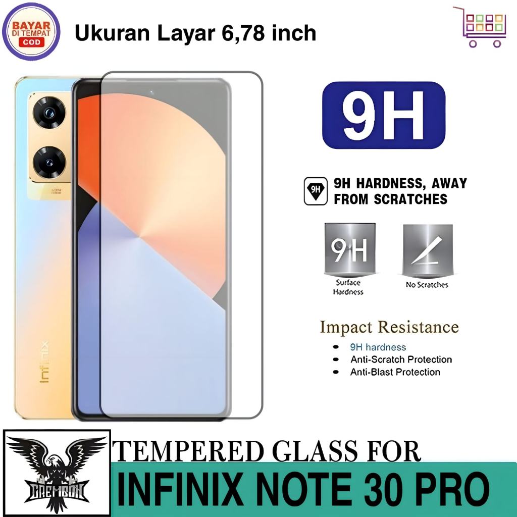 Jual TEMPERED GLASS INFINIX NOTE 30 PRO ANTI GORES KACA LIST HITAM FULL ...