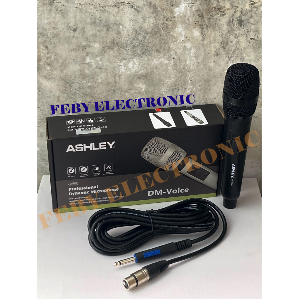 Jual Mic Kabel Mic Ashley DM Voice Original Ashley | Shopee Indonesia