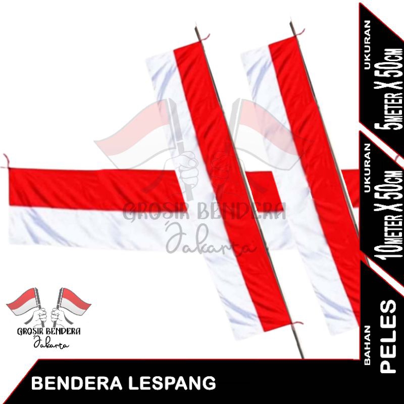 Jual Bendera Panjang atau Bendera Lespang | Shopee Indonesia
