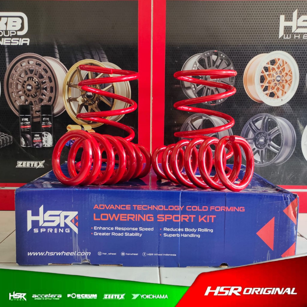 Jual Lowering Sport Kit HSR Spring Per Ceper Empuk Anti Limbung Mobil ...