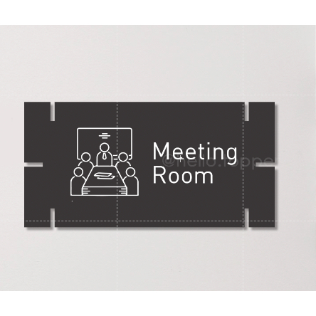 Jual Meeting Room Ruang Rapat Signage Acrylic Sign Board Akrilik Papan ...