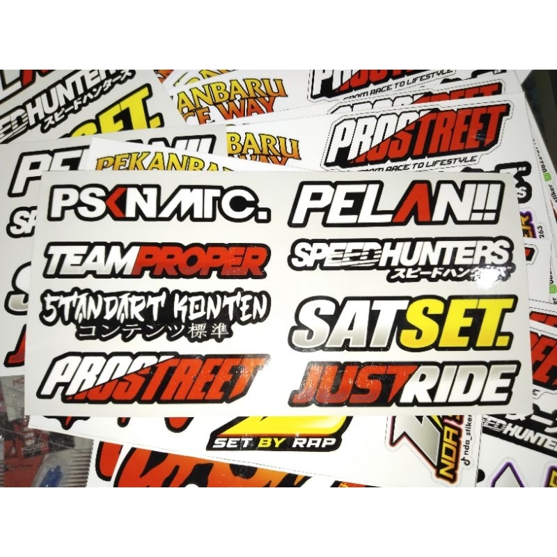 Jual STIKER RACING MOTOR - STIKER PACK RACING - STIKER KEREN | Shopee ...