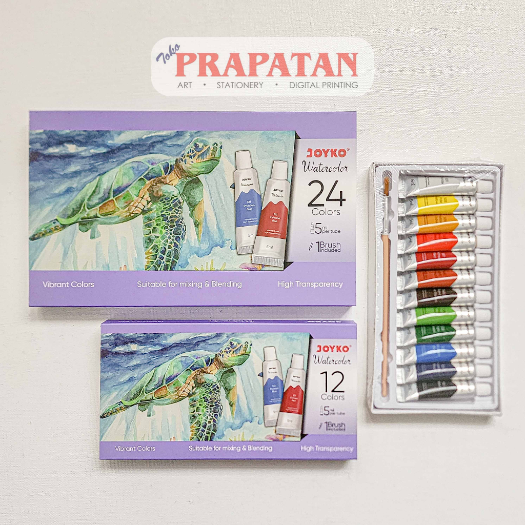 Jual Joyko Watercolor Tube Set 5ml | Cat Air Set | Shopee Indonesia