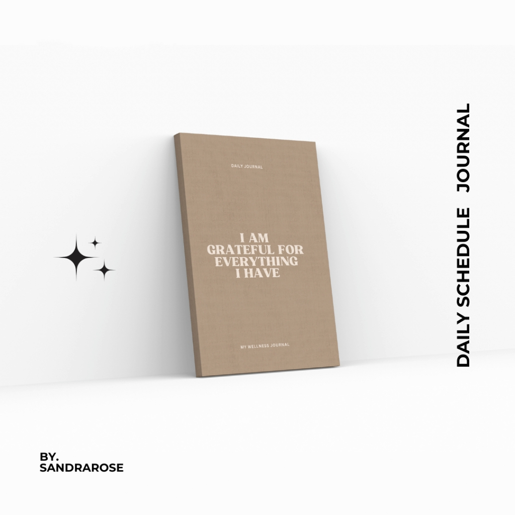 Jual BUKU JURNAL / JOURNAL BOOK/ DAILY SCHEDULE JOURNAL/ WELLNESS ...