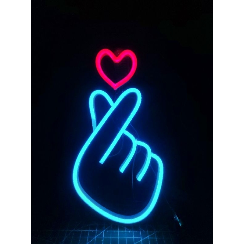 Jual NEON FLEX NEON SIGN MODEL SARANGHAEYO READY STOCK | Shopee Indonesia