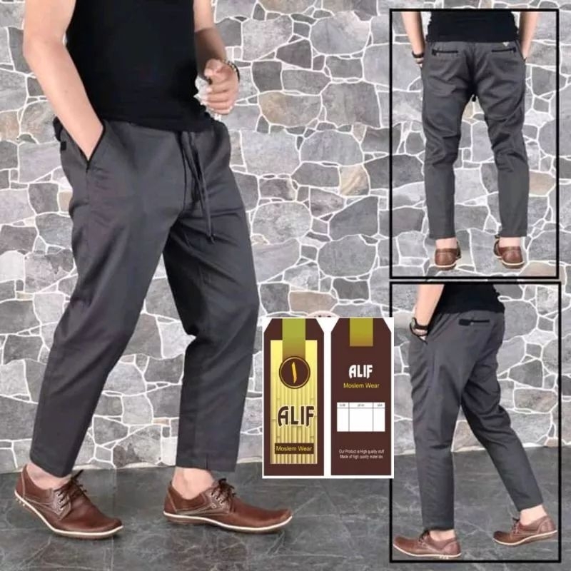 Jual CELANA SIRWAL FORMAL MUSLIM DEWASA JUMBO(M-L-XL-XXL) | Shopee ...