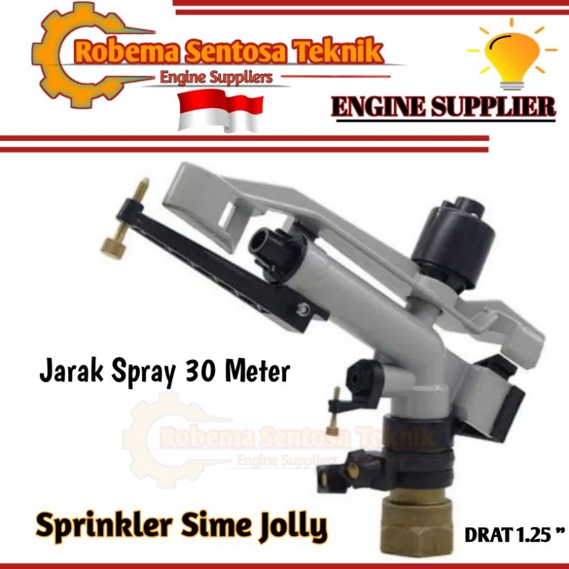 Jual Sprinkler Big Gun Impact 1.5" Inch Jarak Tembakan 30 Meter Radius ...