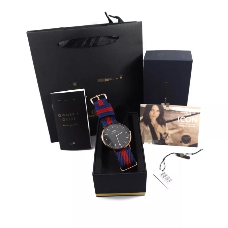 Jual JAM DW MODEL KANVAS ORIGINAL OXFORD | Shopee Indonesia