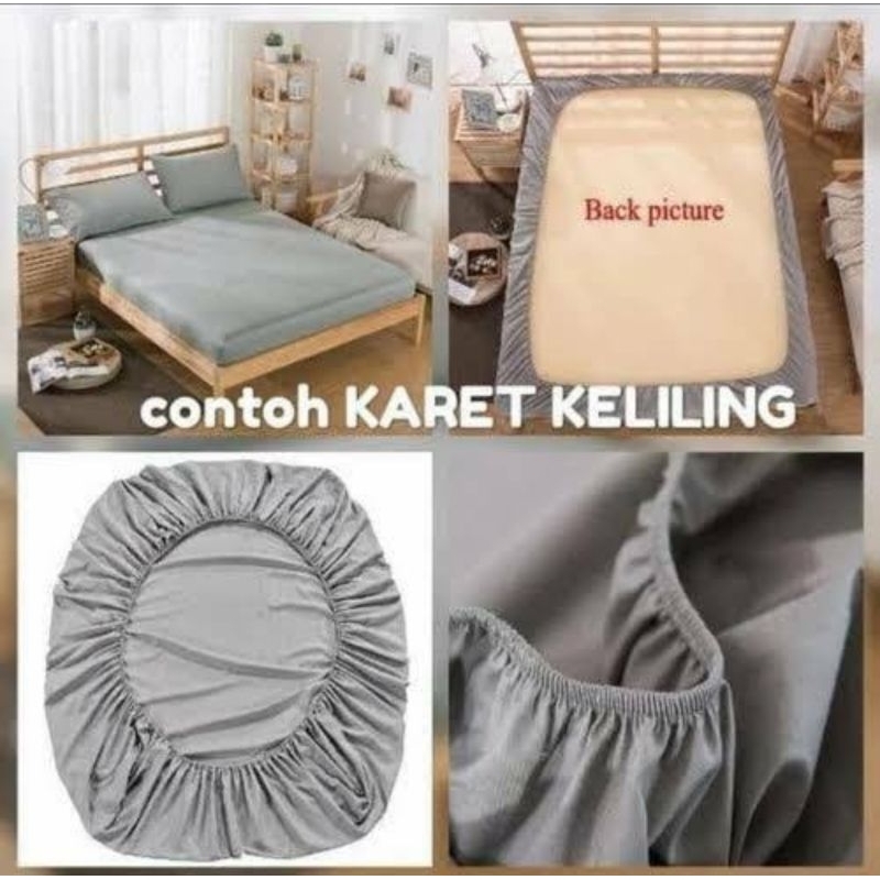 Jual Sprei Karet Keliling Untuk Tinggi Kasur 30 CM Ready Ukuran 90x200 ...