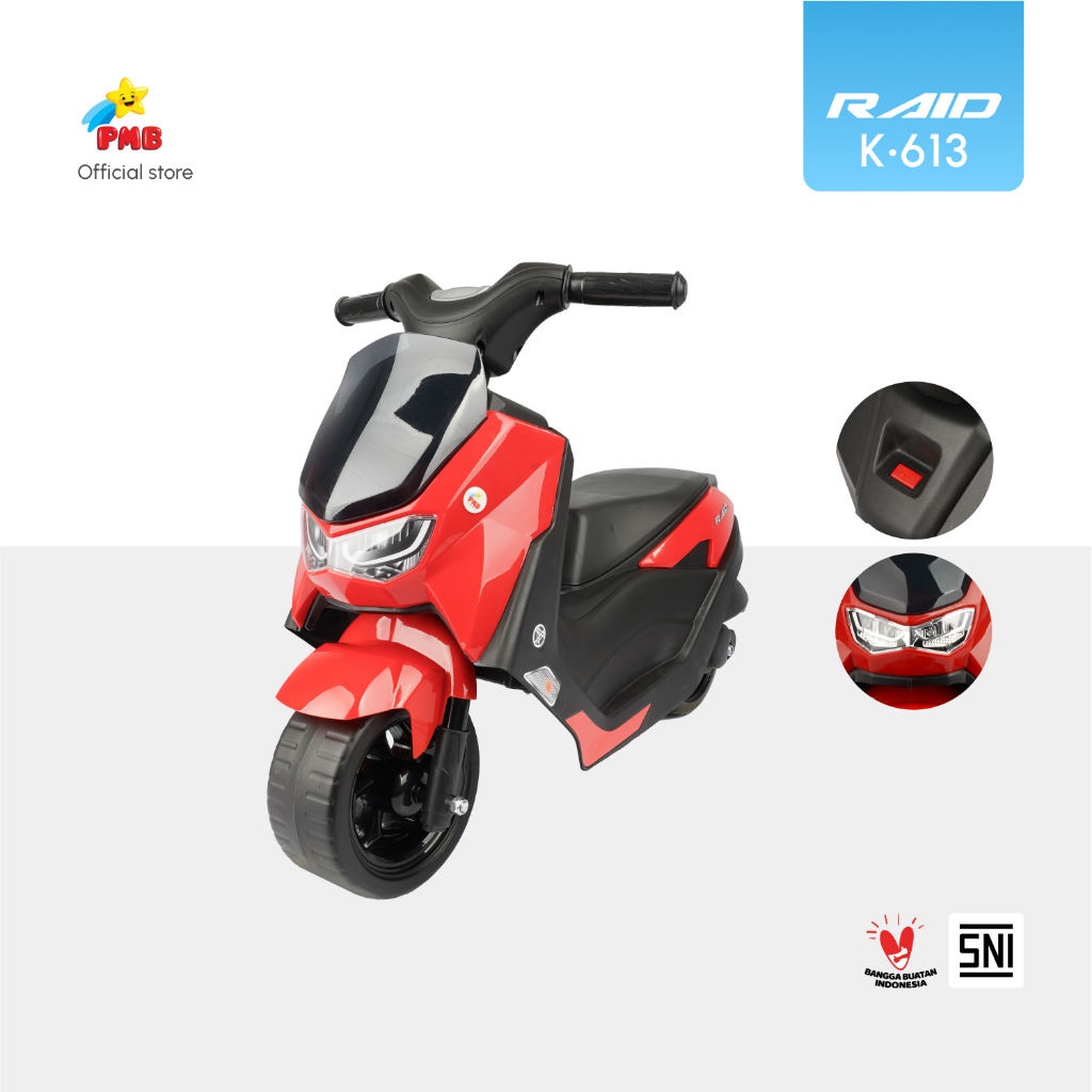 Jual Mainan Anak Motor FOOT TO FLOOR K613 RAID - PMB TOYS | Shopee ...