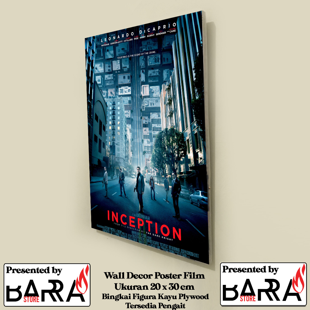 Jual Poster Hiasan dinding Tema Film Inception Ukuran 20 x 30 cm dengan ...