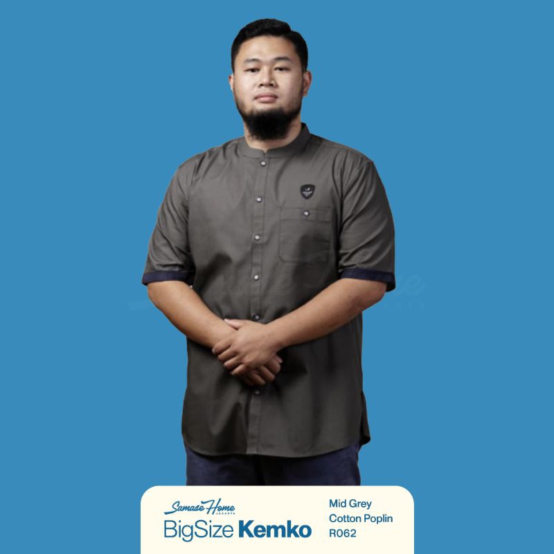 Jual SAMASE Kemko Big Size Lengan Pendek R062 | Shopee Indonesia
