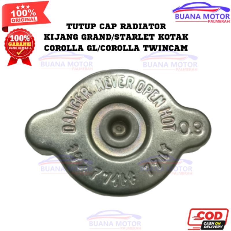 Jual Cap Tutup Radiator 0.9 Kijang Kapsul/Starlet Kotak/Corolla GL ...