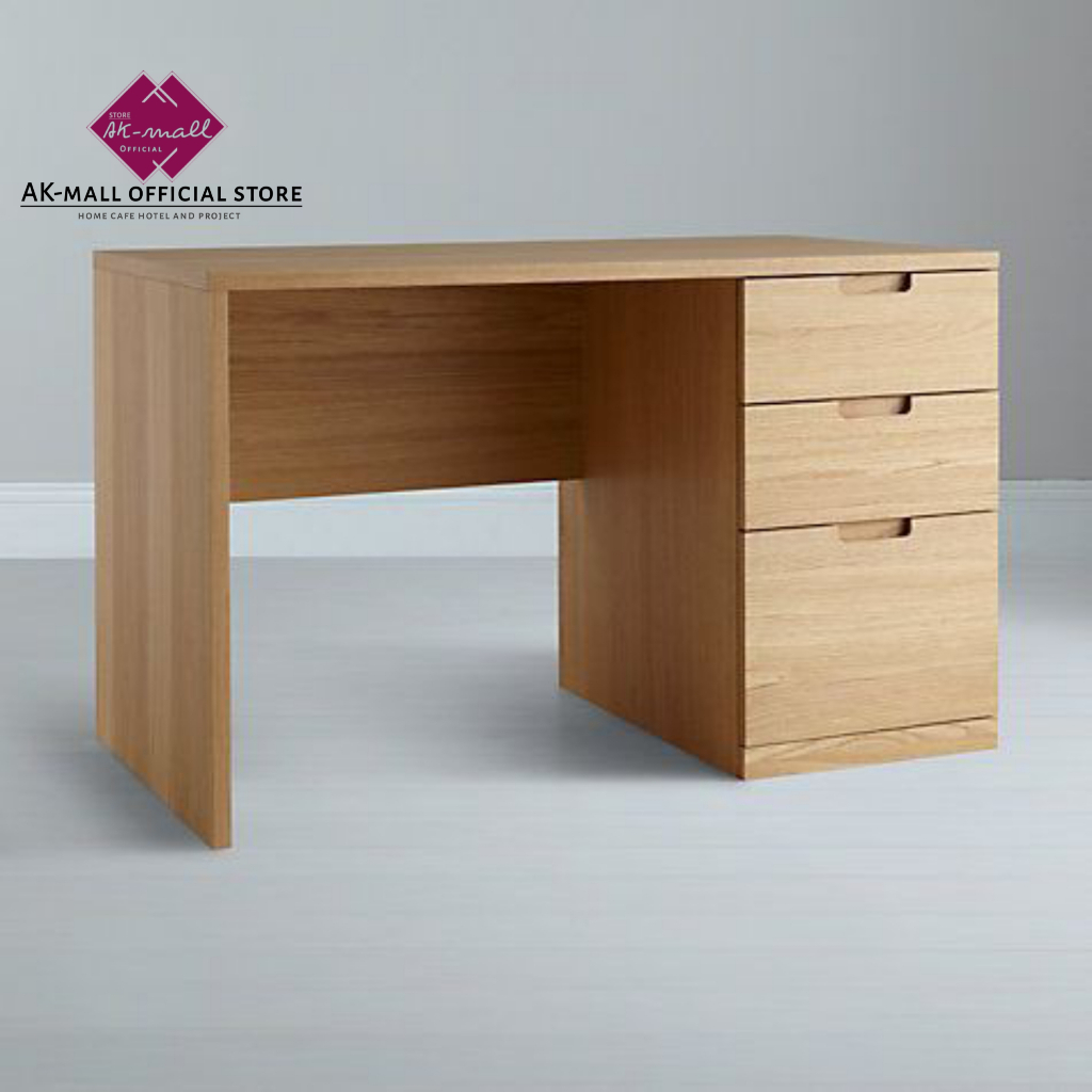 Jual Meja kantor minimalis modern meja komputer kayu jati | Shopee ...