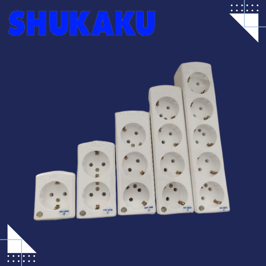 Jual Terminal Colokan + Lampu Arde stop kontak arde shukaku Lubang 1 2 3 4 | Shopee Indonesia