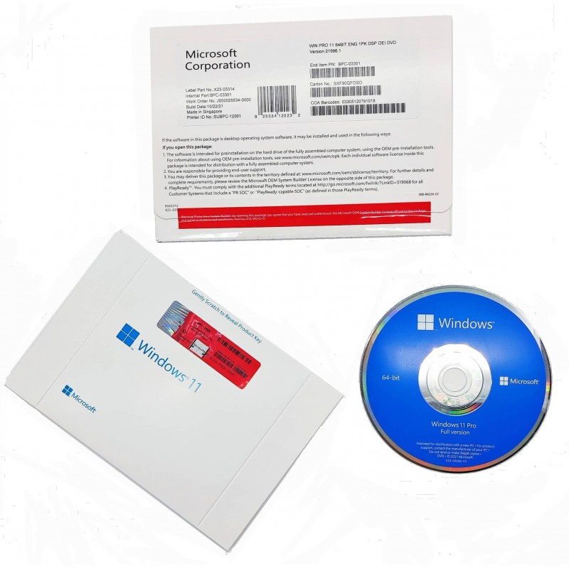 Jual Microsoft Windows Pro 11 - Windows 11 Professional OEM 64 bit ASLI ...