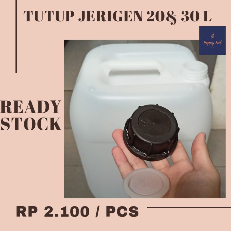 Jual TUTUP JERIGEN 20 LITER / 30 LITER BARU SATU SET MURAH | Shopee ...