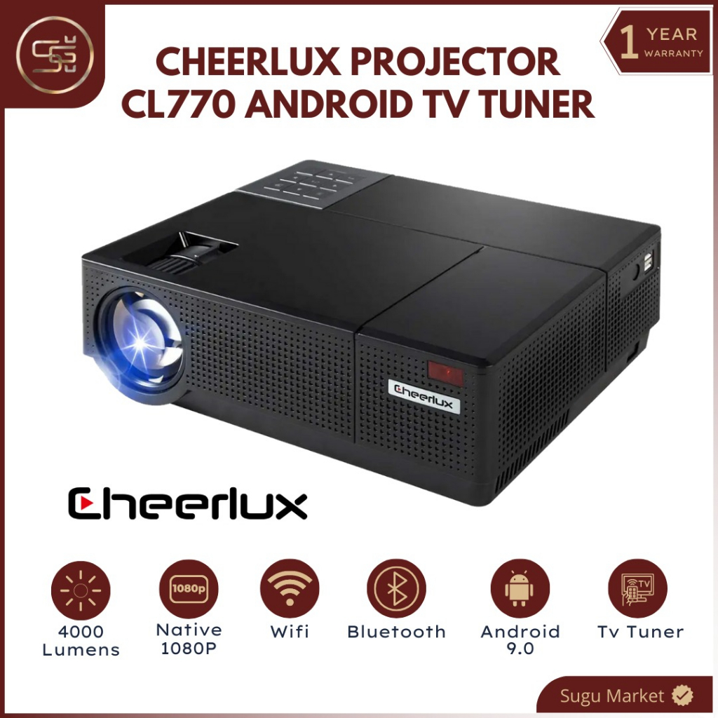Jual CHEERLUX CL770 / PROJECTOR CL770 ATV / PROYEKTOR CL770 TV TUNER ...