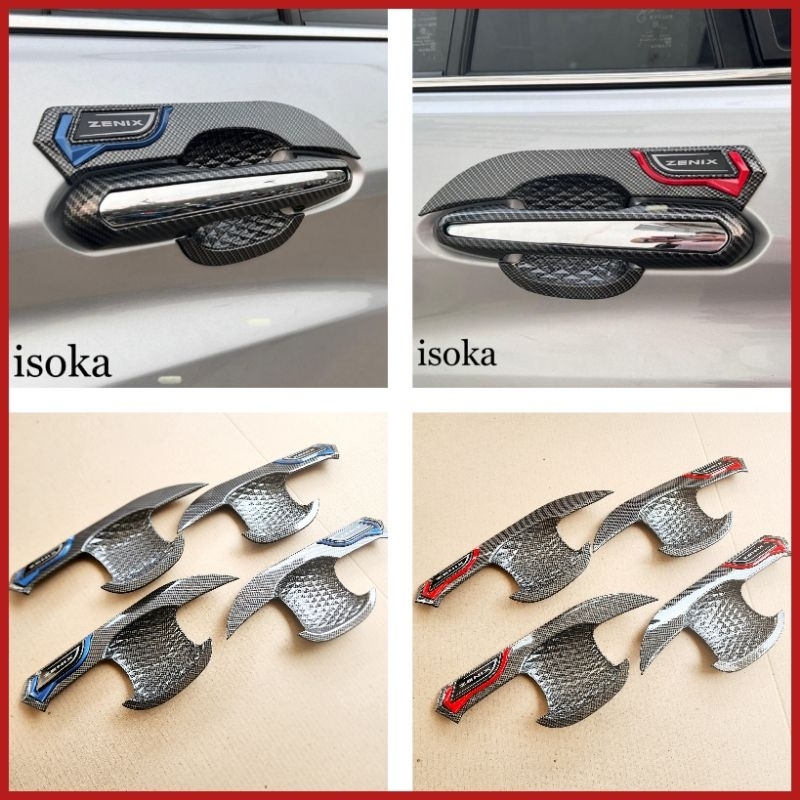 Jual Outer Handle Mobil Innova Zenix 2023up Carbon | Shopee Indonesia