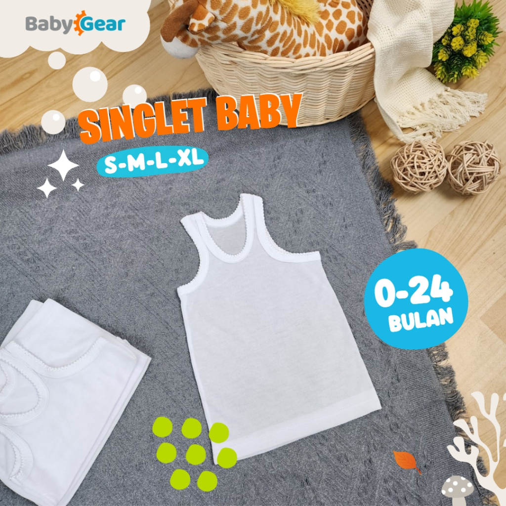 Jual Singlet Bayi Kaos dalam Bayi Umur 0-2 Tahun | Shopee Indonesia