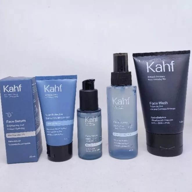 Jual Kahf Paket Perawatan Wajah/ Skincare Khusus Pria Isi 4 (Face wash ...