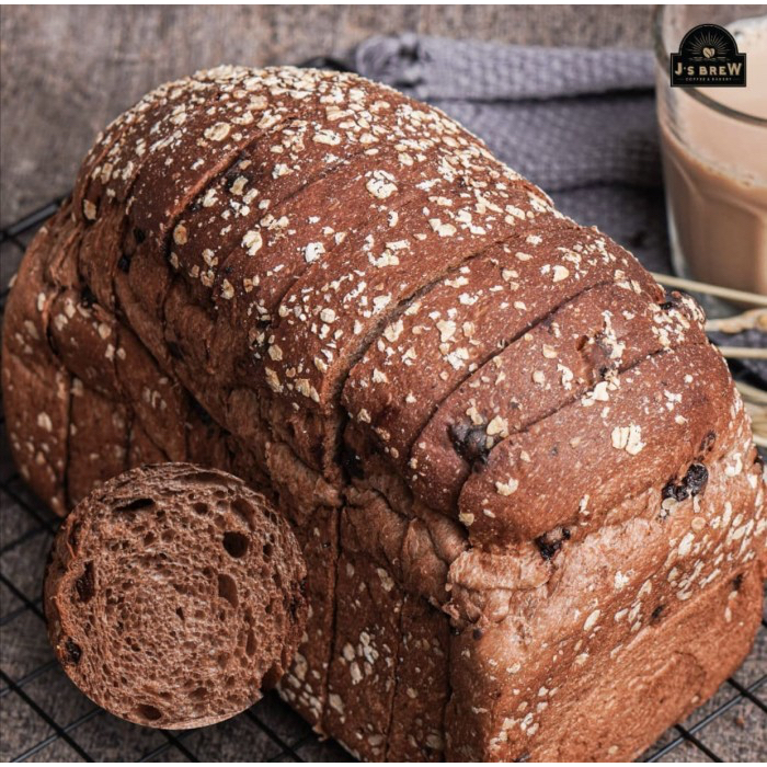 Jual Roti Sehat Premium Rye Choco ( CONTAIN SOURDOUGH & LESS SUGAR ...