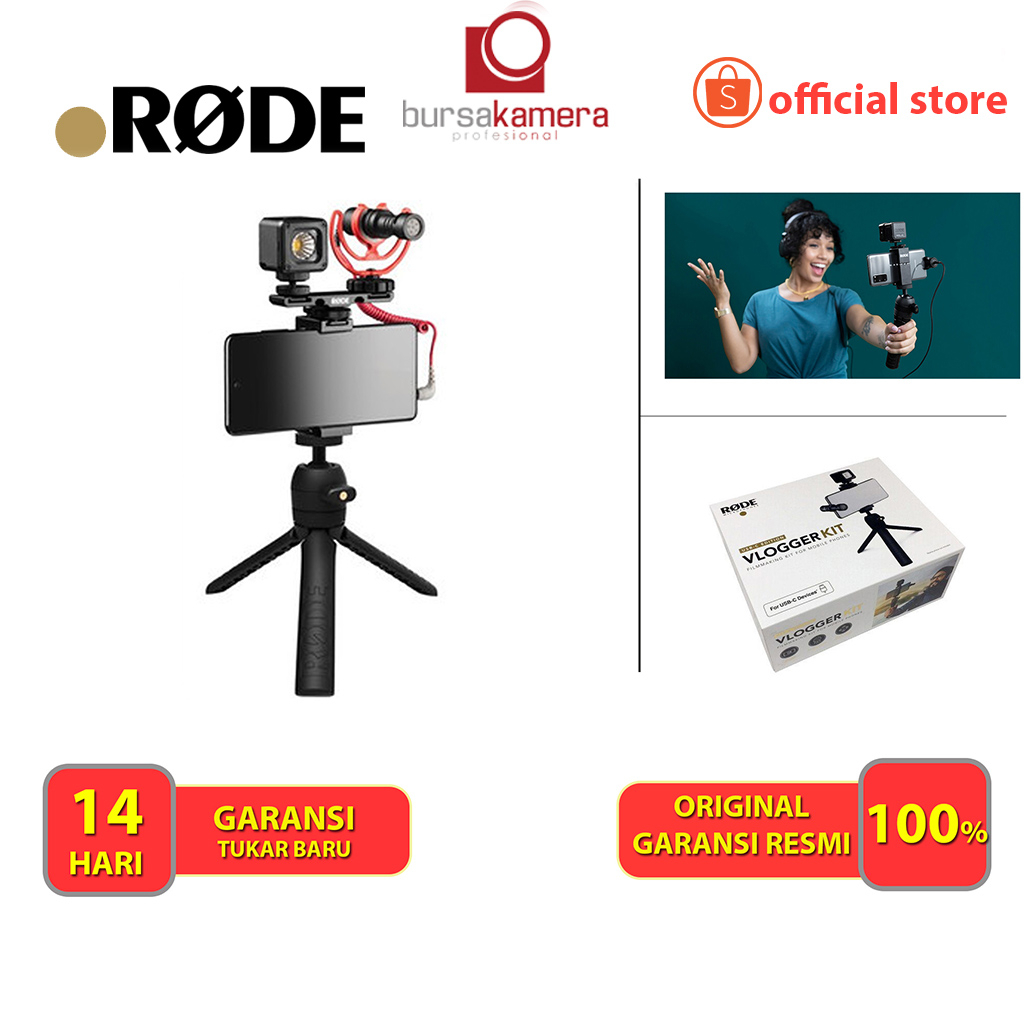 Jual Rode Vlogger Kit Universal / Kit USB C Edition / iOS Edition - KIT ...