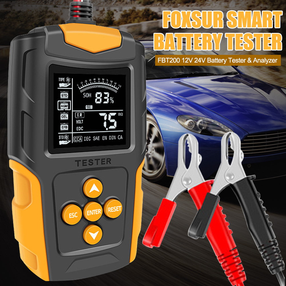 Jual Battery Tester Kendaraan Aki Portable, Alat Tes tegangan Arus Aki ...