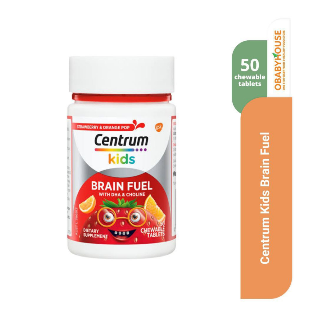Jual Centrum Kids Multivitamin 50 Chewable Tablets - Brain Fuel ...