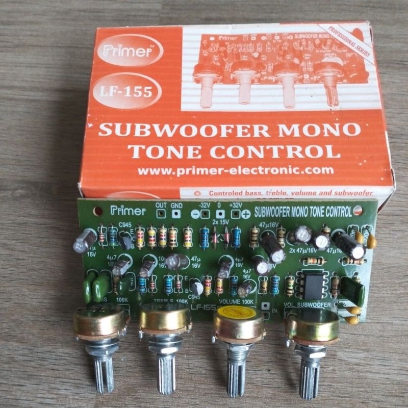Jual Tone control subwoofer Mono Lf 155 primer | Shopee Indonesia