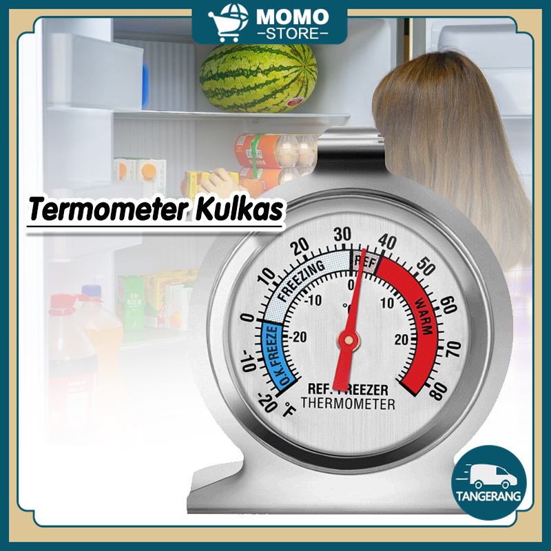 Jual '-20 sd 80 Termometer Freezer / Termometer Analog Kulkas Freezer ...