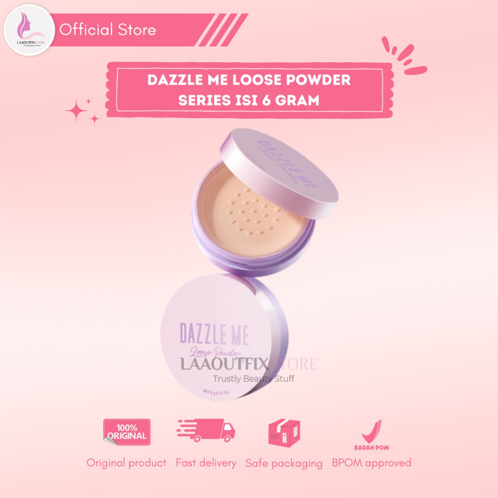 Jual DAZZLE ME ALWAYS SETTING LOOSE POWDER SERIES ISI 6 GRAM | Shopee ...